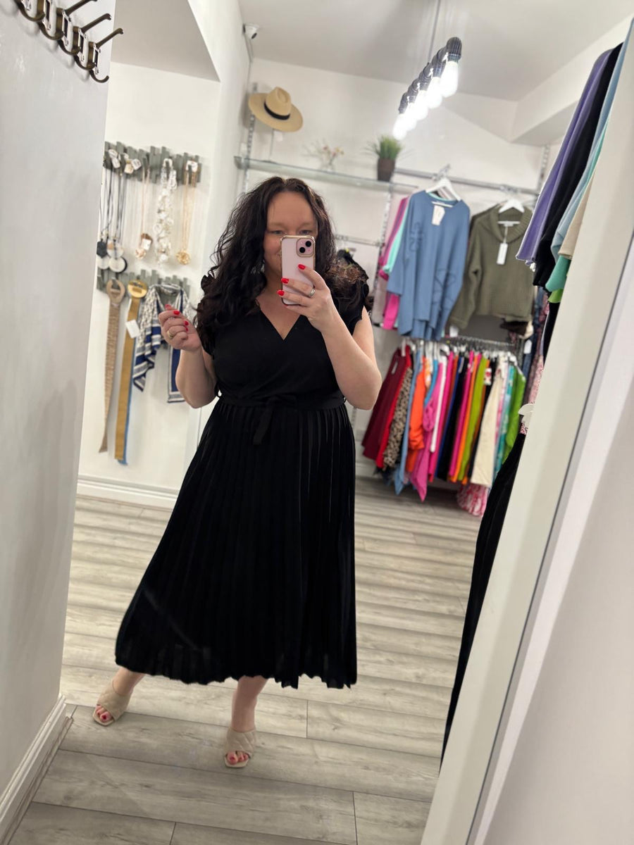 Eos Dress- Black – White Wall Clothing Company